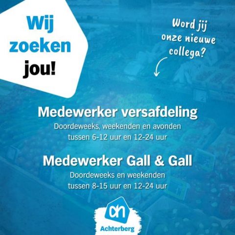 Vacature alert! | Albert Heijn Achterberg